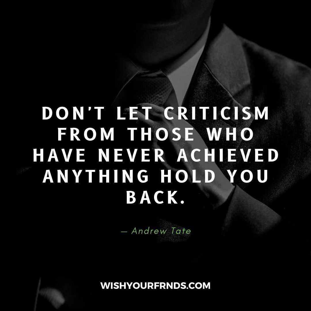 Andrew Tate Quotes - Top #10 Quotes - Wish Your Friends