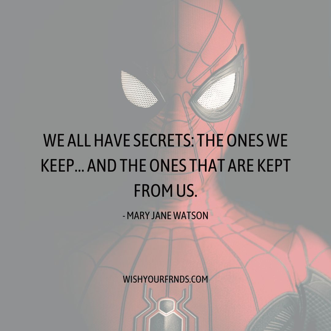 Spiderman Sayings And Quotes